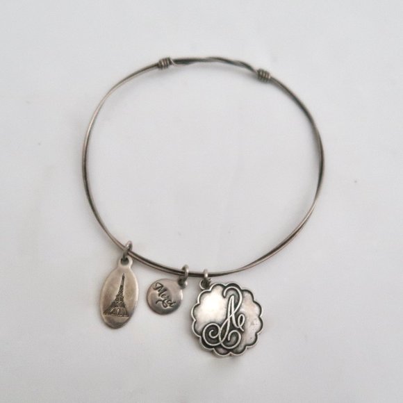 Beaucoup Designs | Jewelry | Beaucoup Designs Letter A Charm Bangle ...